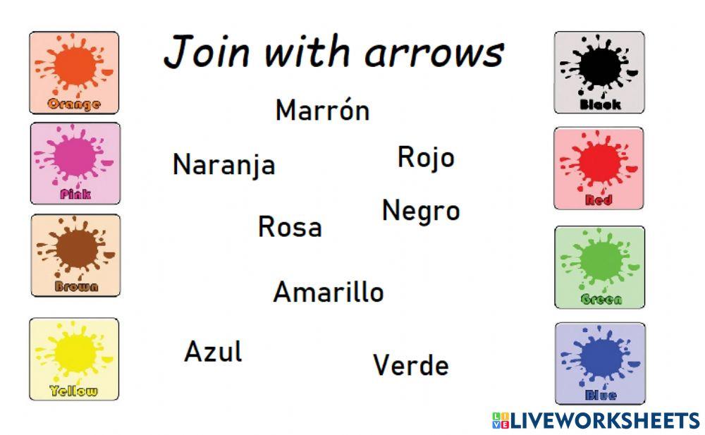 Join with arrows online exercise for | Live Worksheets