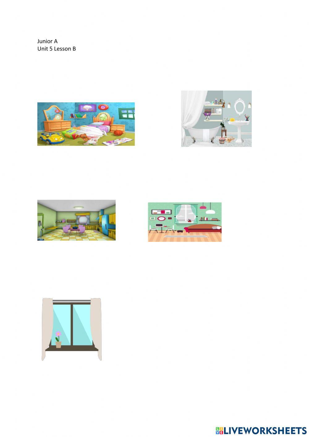 House online exercise for Junior A | Live Worksheets