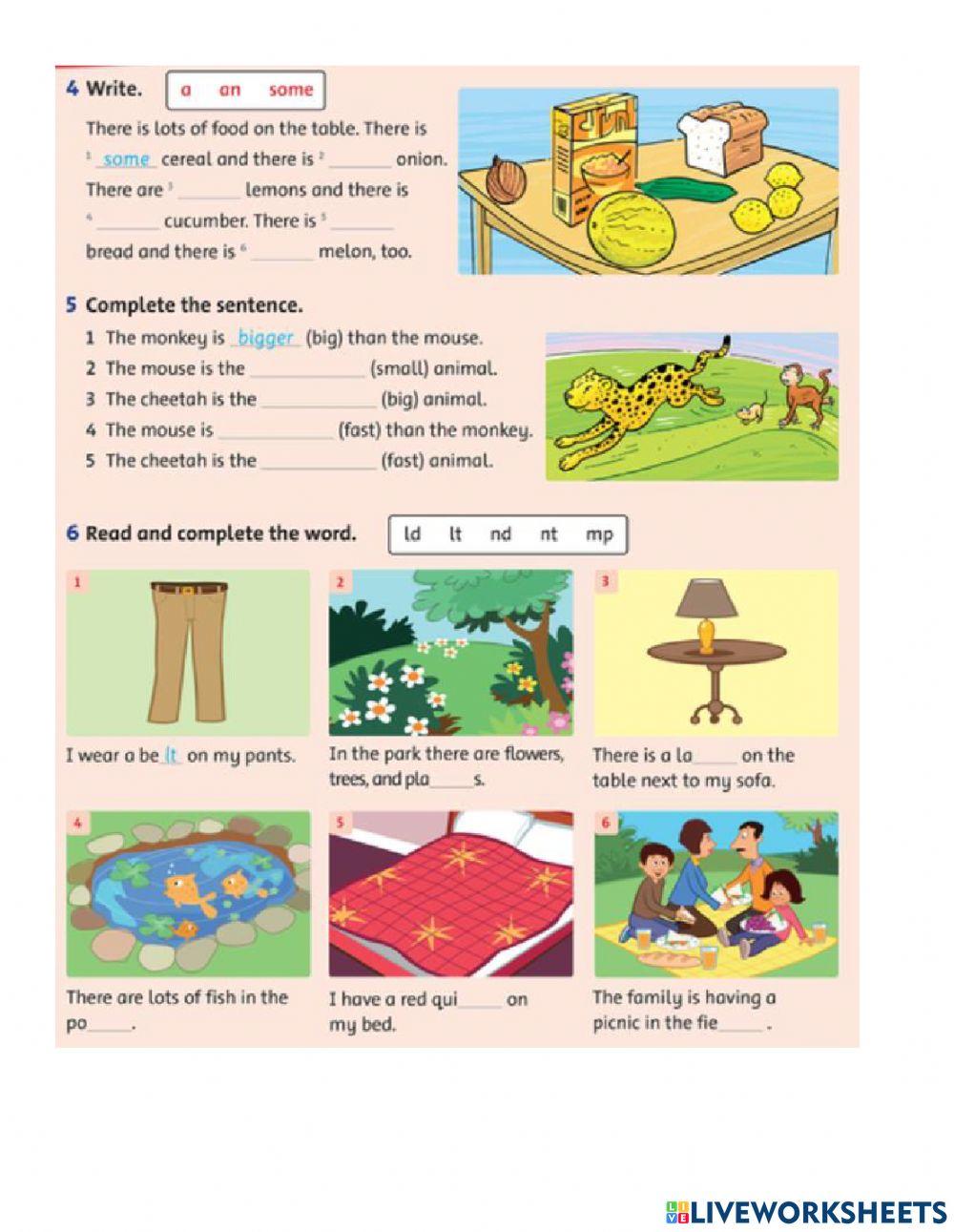 review 3-Grade 4 online exercise for | Live Worksheets