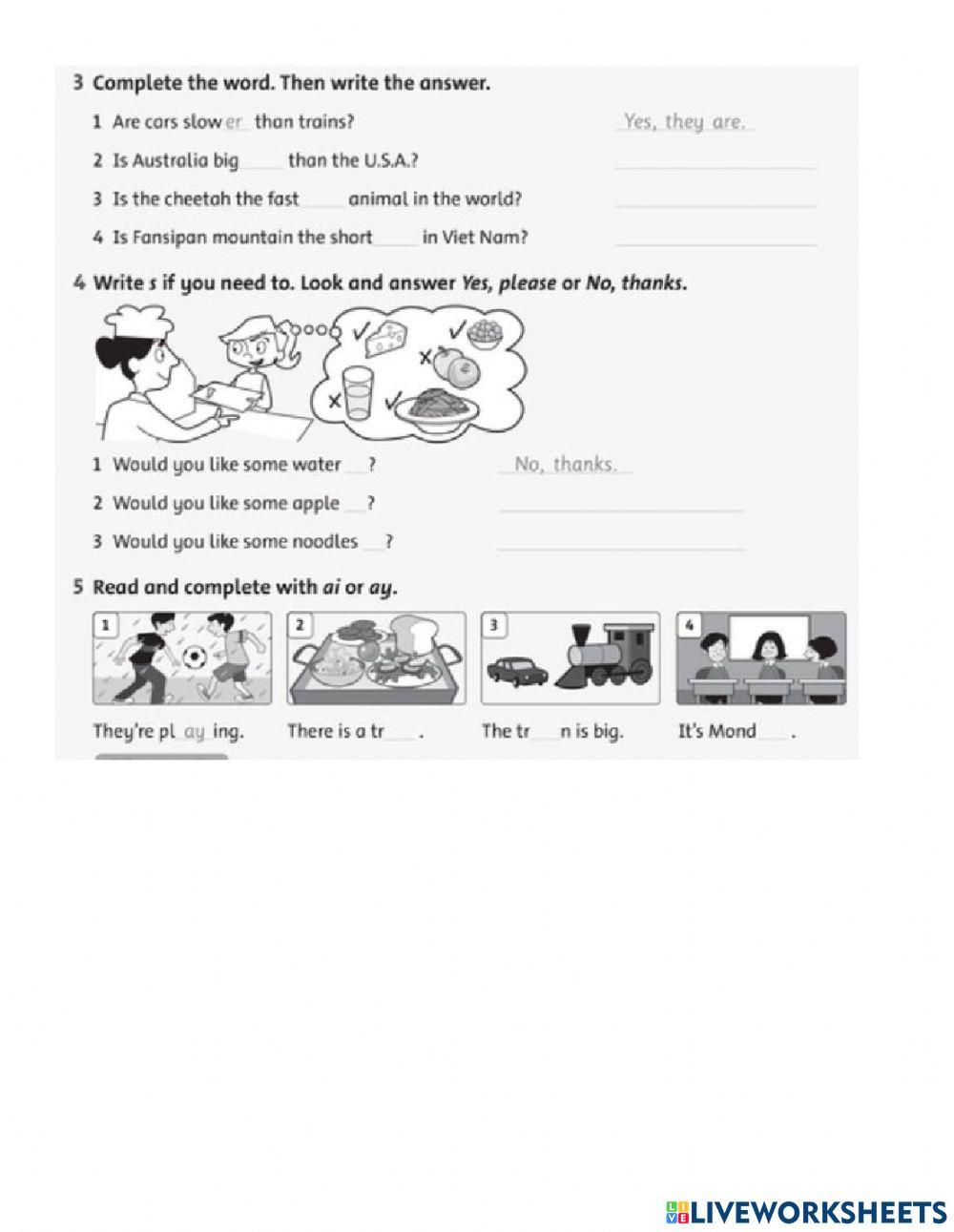 review 3-Grade 4 online exercise for | Live Worksheets