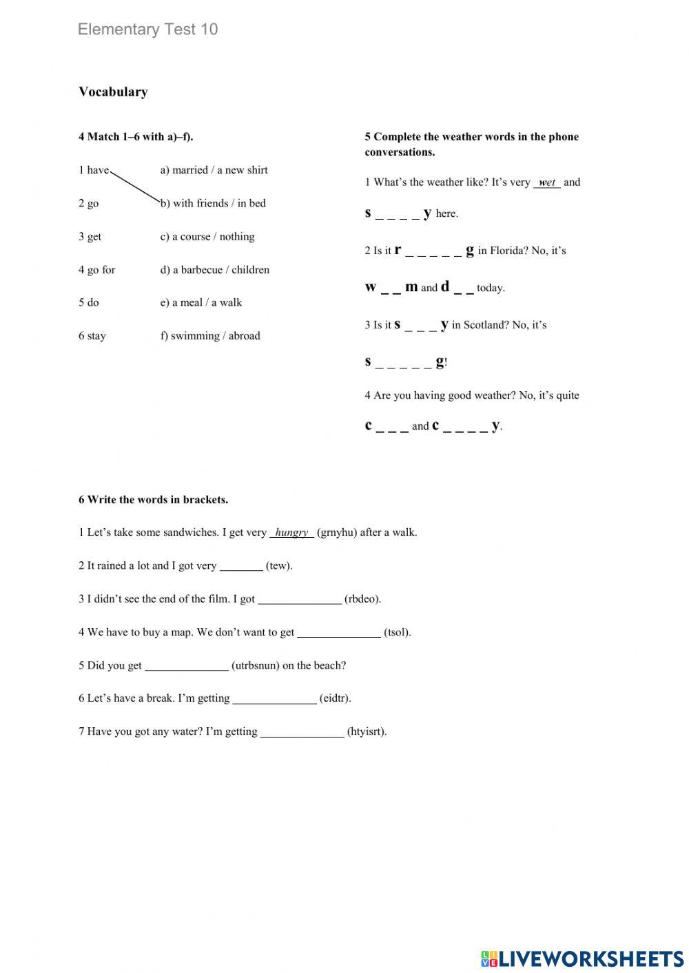 Elementary Test 10 1978023 | Daria Fediunina | Live