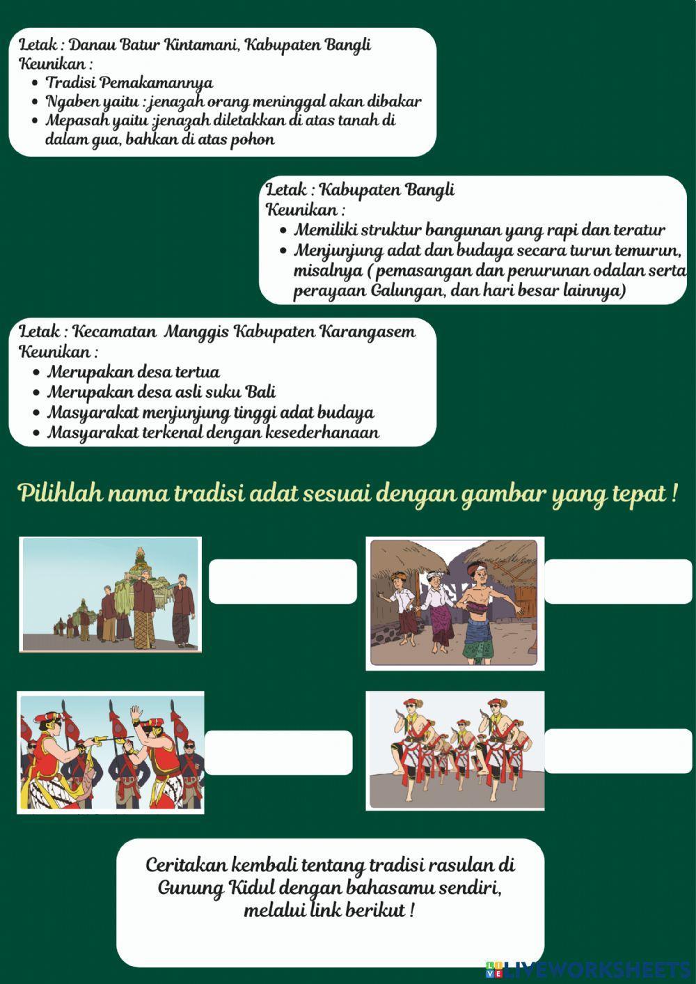 PPKN Tema 8 Subtema 2 kelas 5 worksheet | Live Worksheets