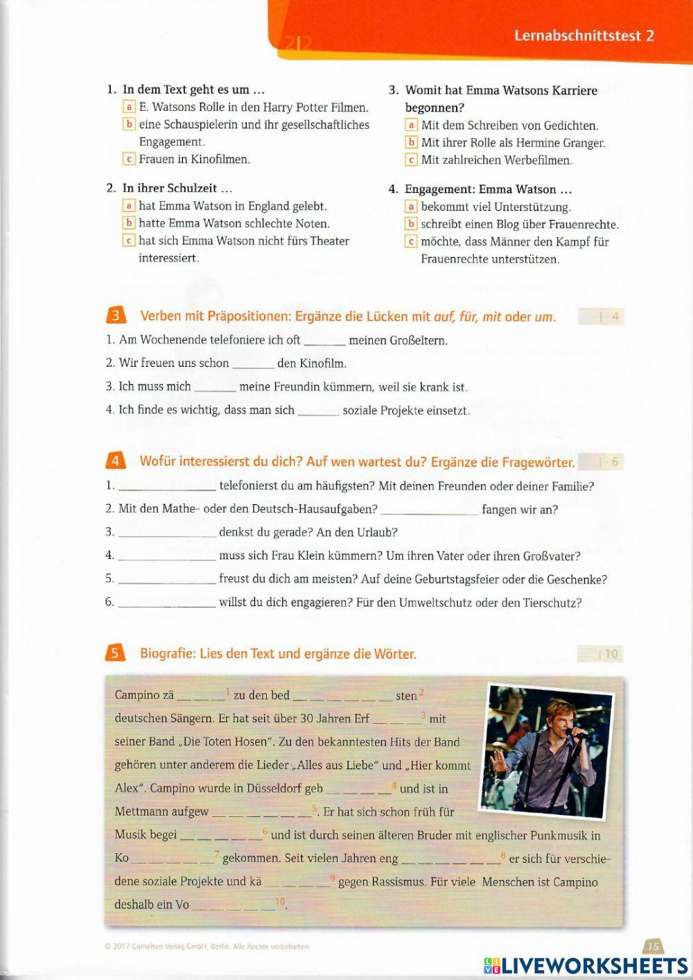Prima plus B1.1-L. 2 | Marina_Zub | Live Worksheets