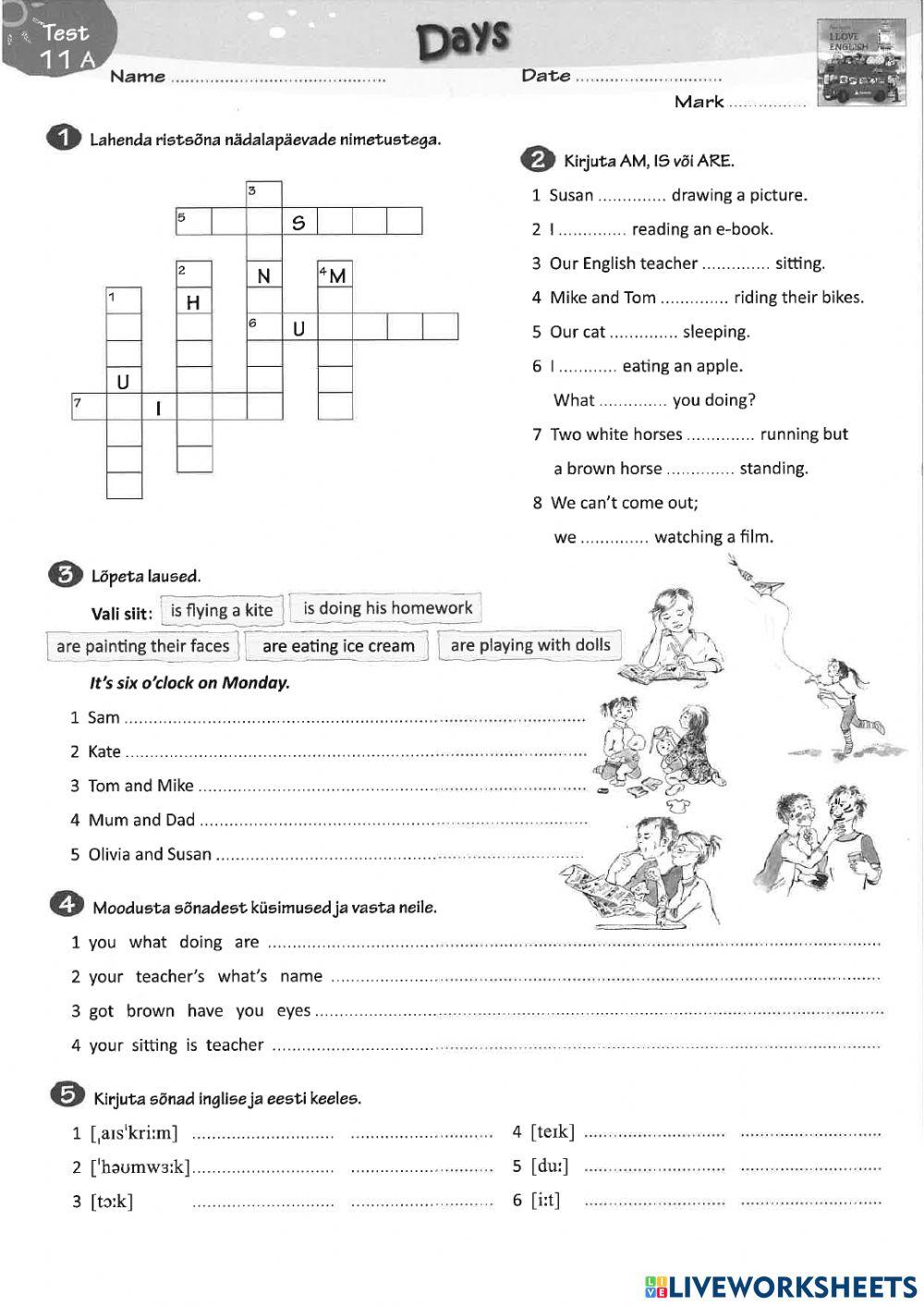 ILE 1 Unit 11 worksheet | Live Worksheets