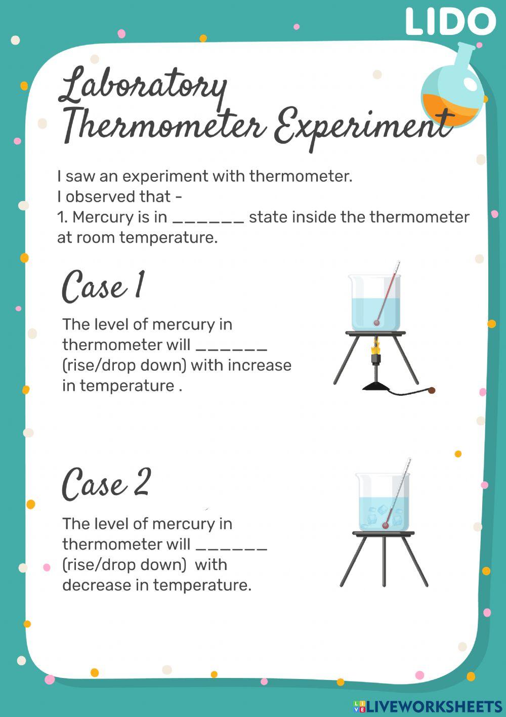 Effect of heat on Liquid online exercise for | Live Worksheets