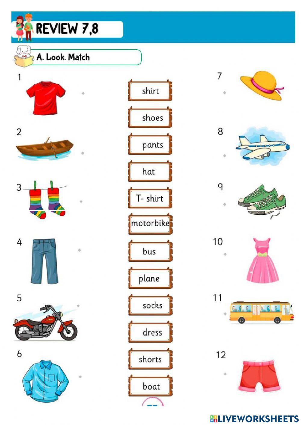 Smart Start 2 - Review 7 worksheet | Live Worksheets
