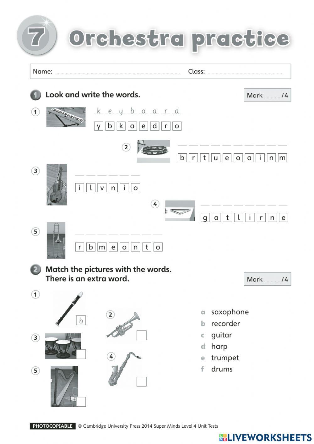 Super Minds 4. … | Free Interactive Worksheets | 2829095