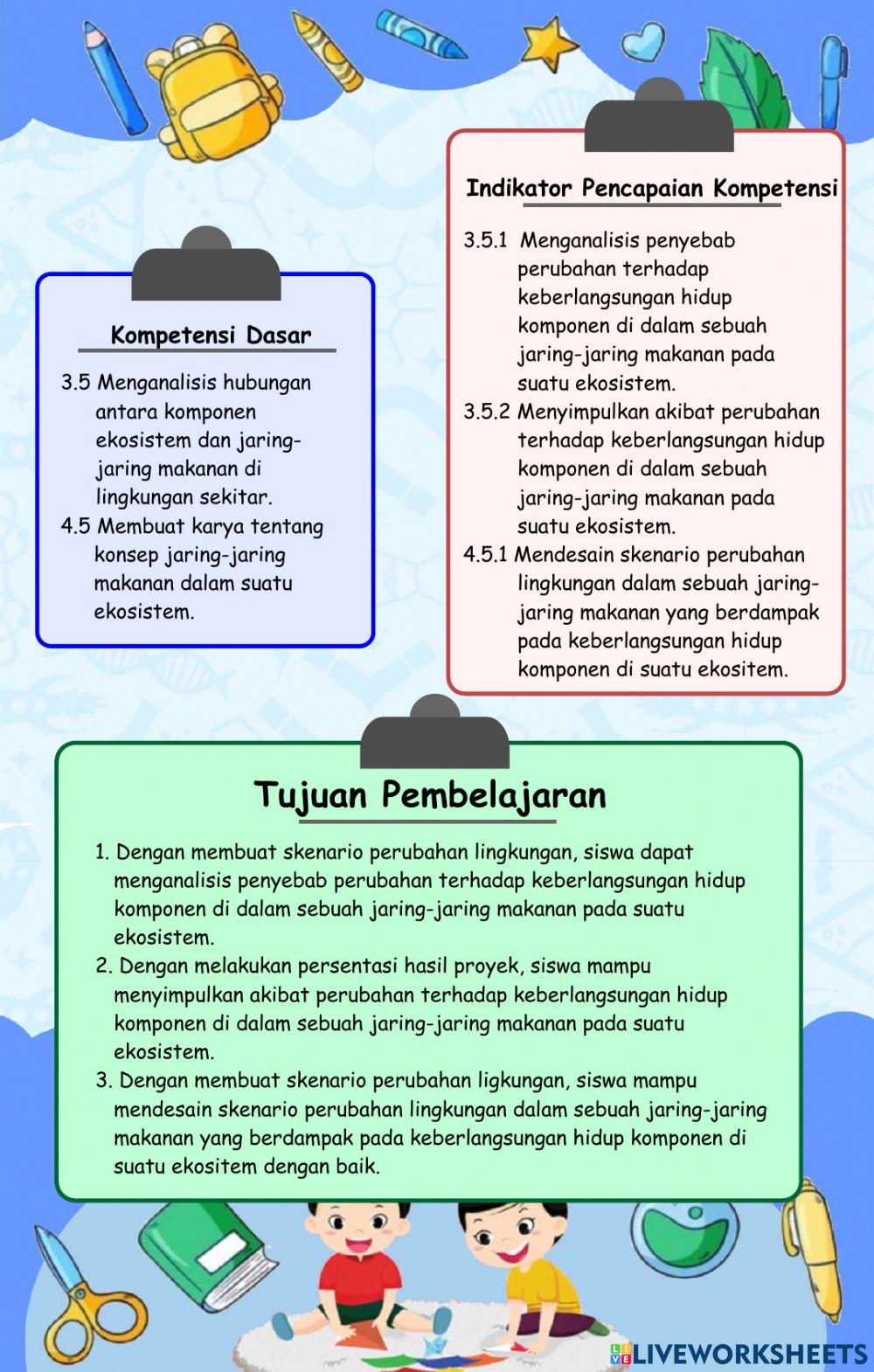 E-LKPD IPA Tema 5 Sub-tema 3 Kelas V-Bagian 2 worksheet | Live Worksheets