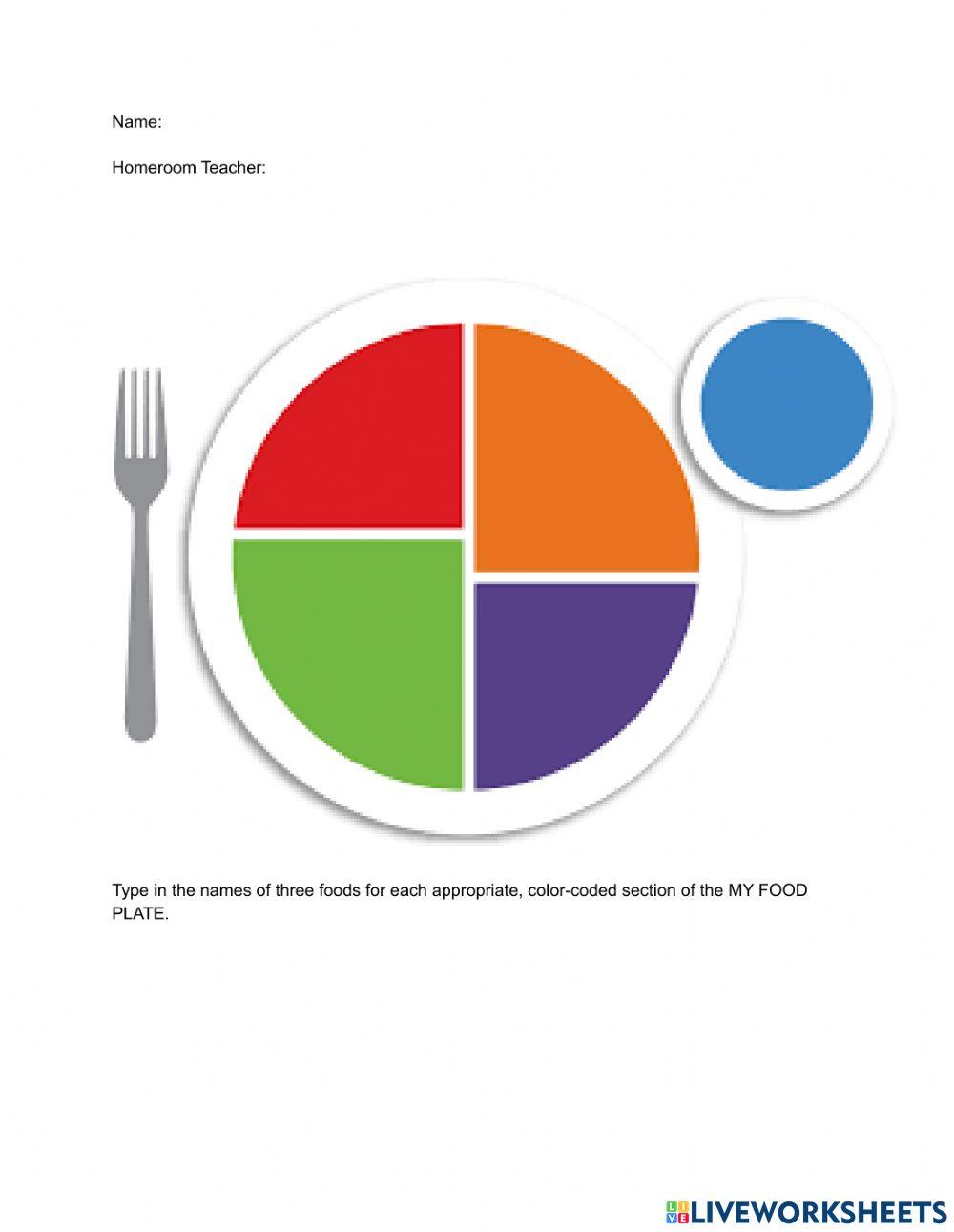 My Food Plate Assignment 1 Worksheet Live Worksheets my-food-plate-assignment-1-worksheet-live-worksheets