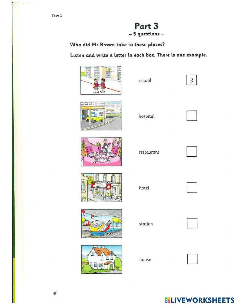 FLYERS 9 online exercise for | Live Worksheets