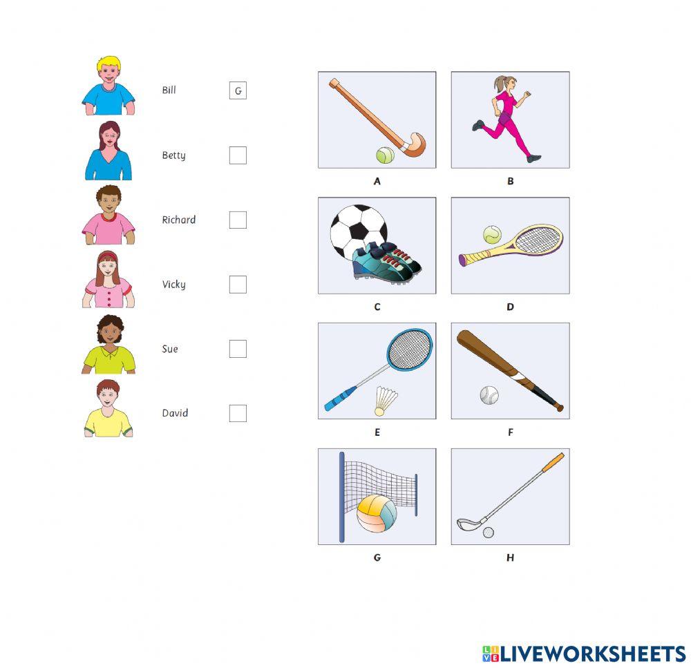 Listening matching test 3 2339546 | A1practicetest3