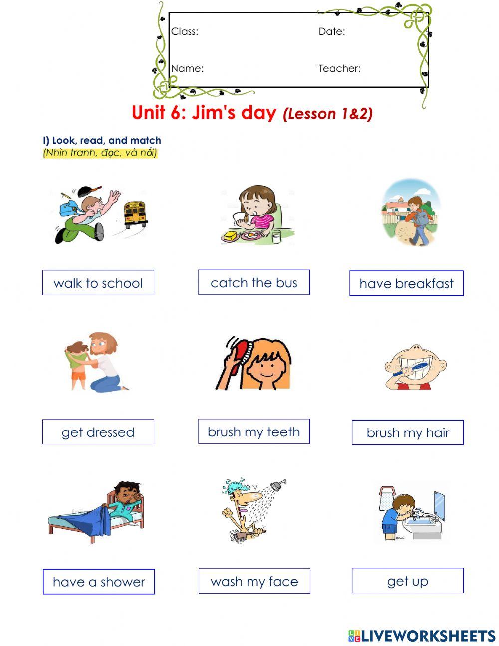 Main verbs' inf… | Free Interactive Worksheets | 1996330
