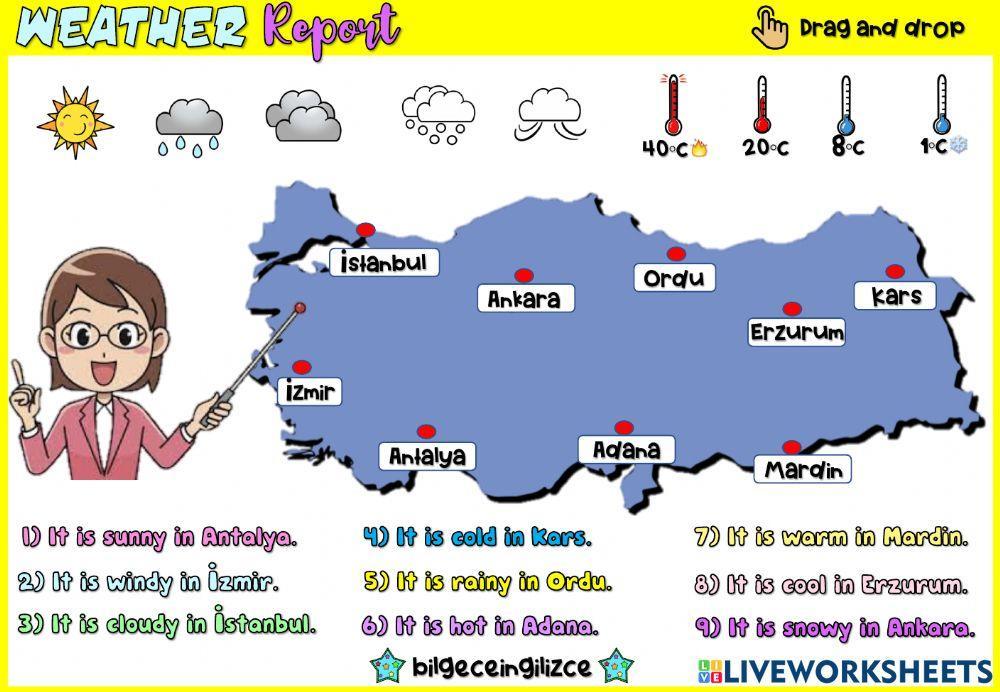 1996926 | Weather Report 2 | Bilge | LiveWorksheets