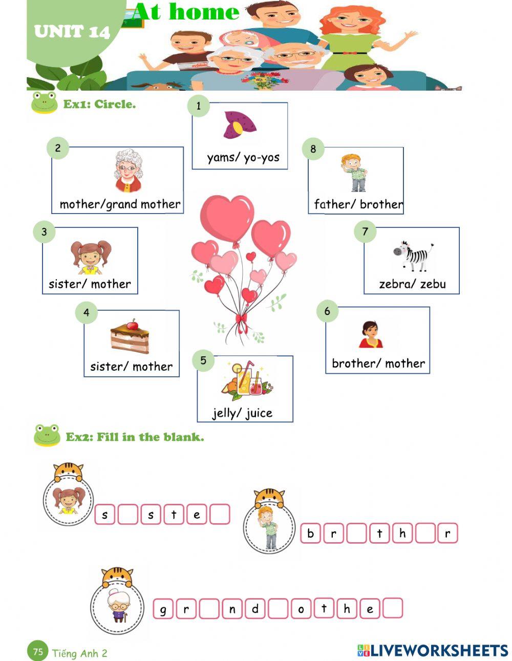 At home interactive exercise for GRADE 2 | Live Worksheets