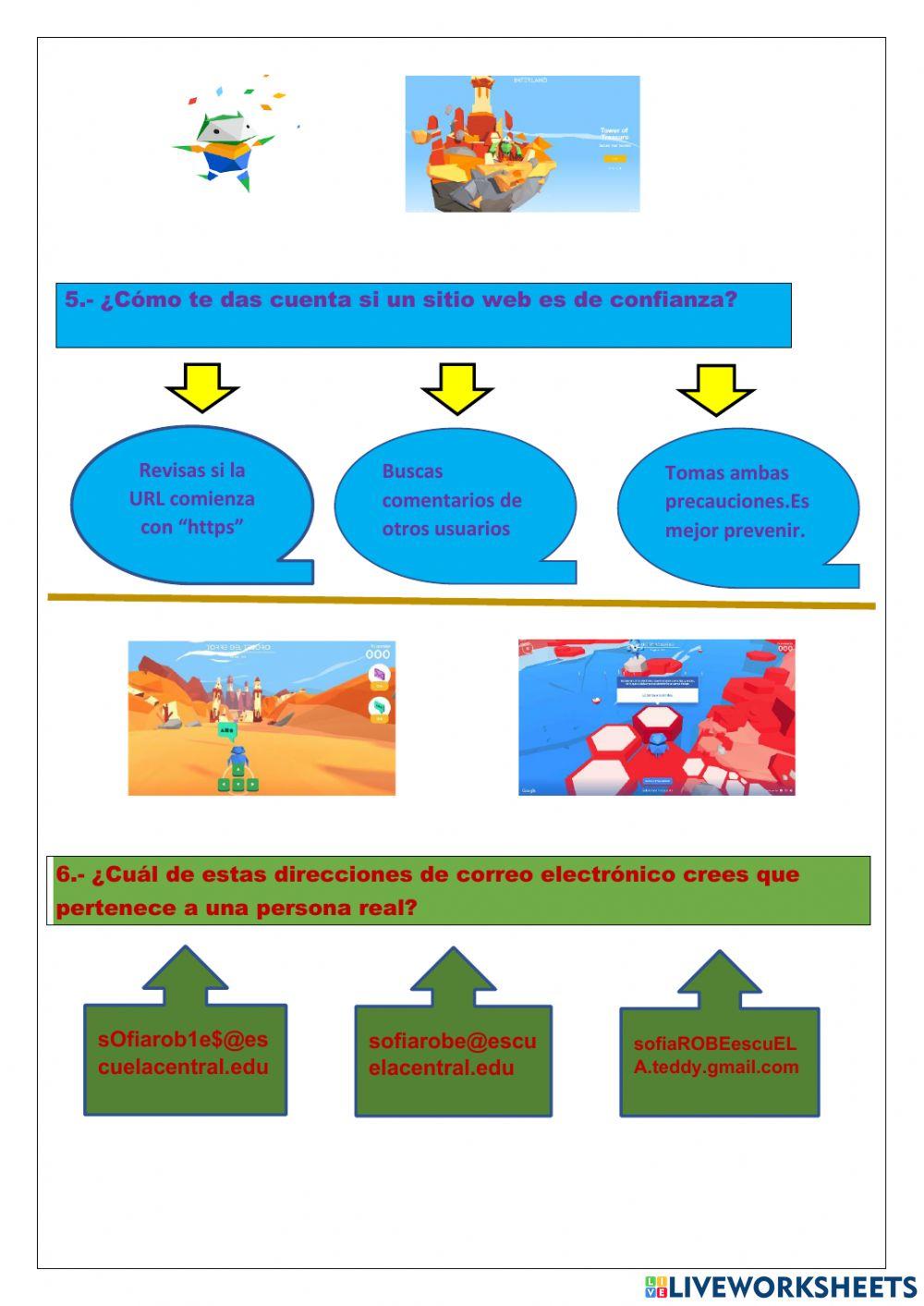 Test interland:… | Free Interactive Worksheets | 6863750