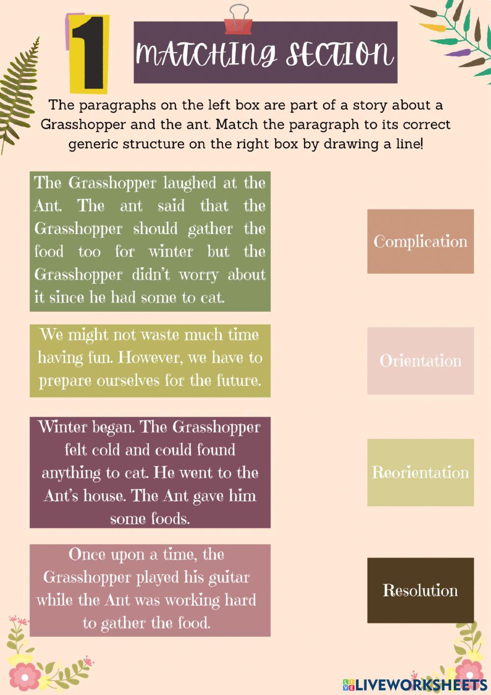 Narrative Text … | Free Interactive Worksheets | 1997876