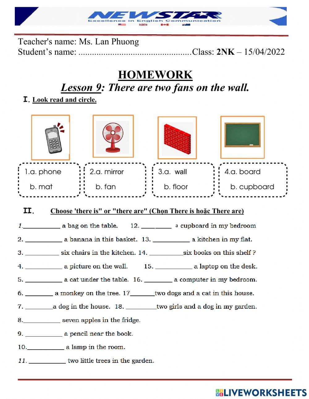 2NK-l9-there are worksheet | Live Worksheets