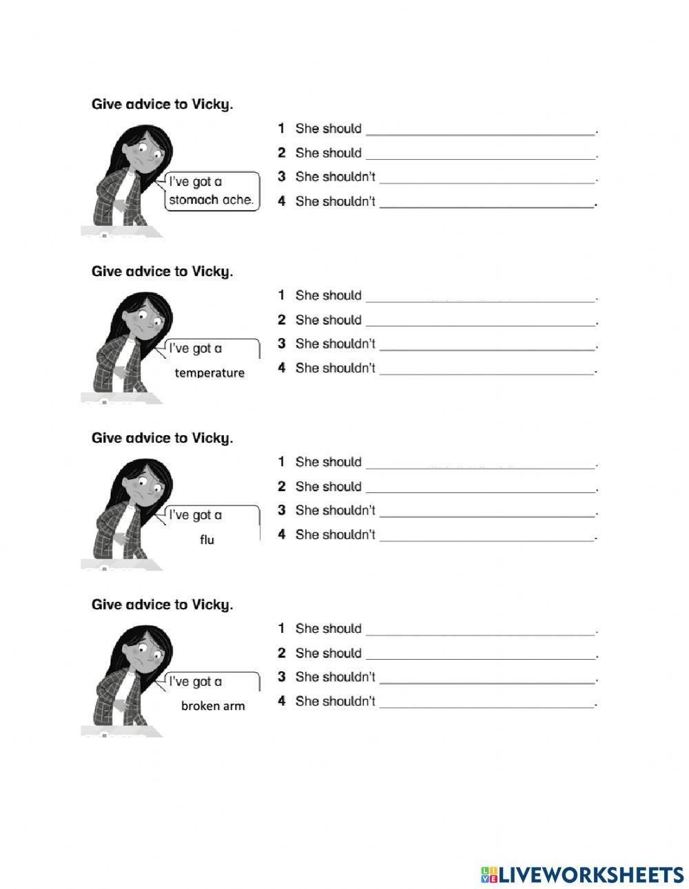 Academy Stars 4 Lesson 4 Writing worksheet | Live Worksheets