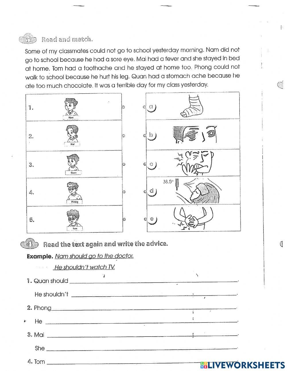 Week 18&19 worksheet | Live Worksheets