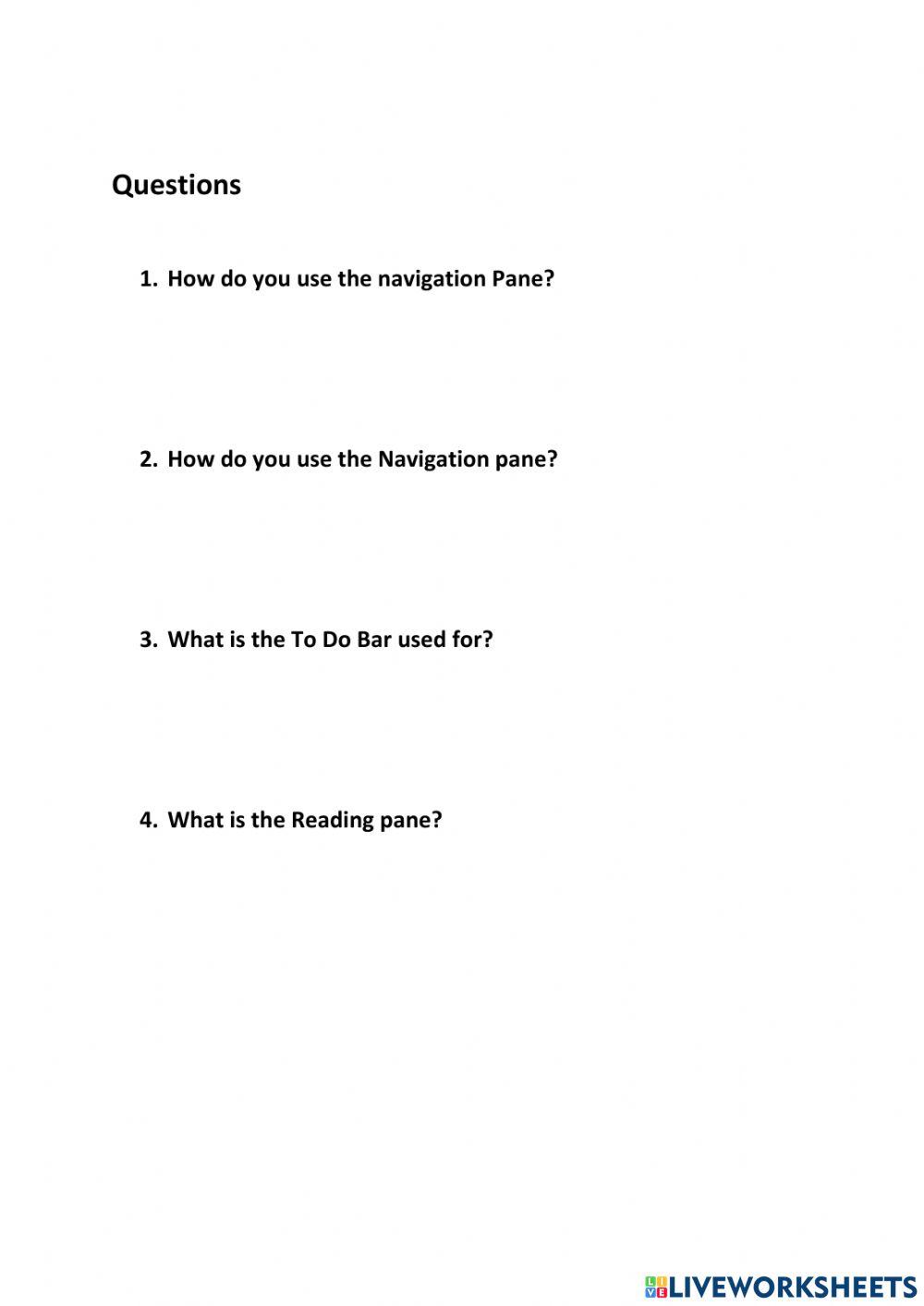Lesson 2 Understanding the Message Window worksheet | Live Worksheets