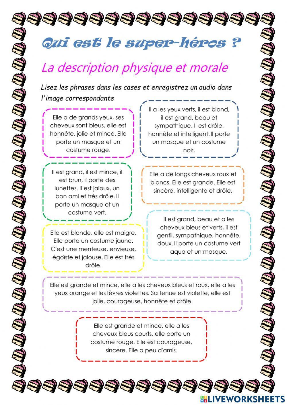 1999530 | La description physique et morale
