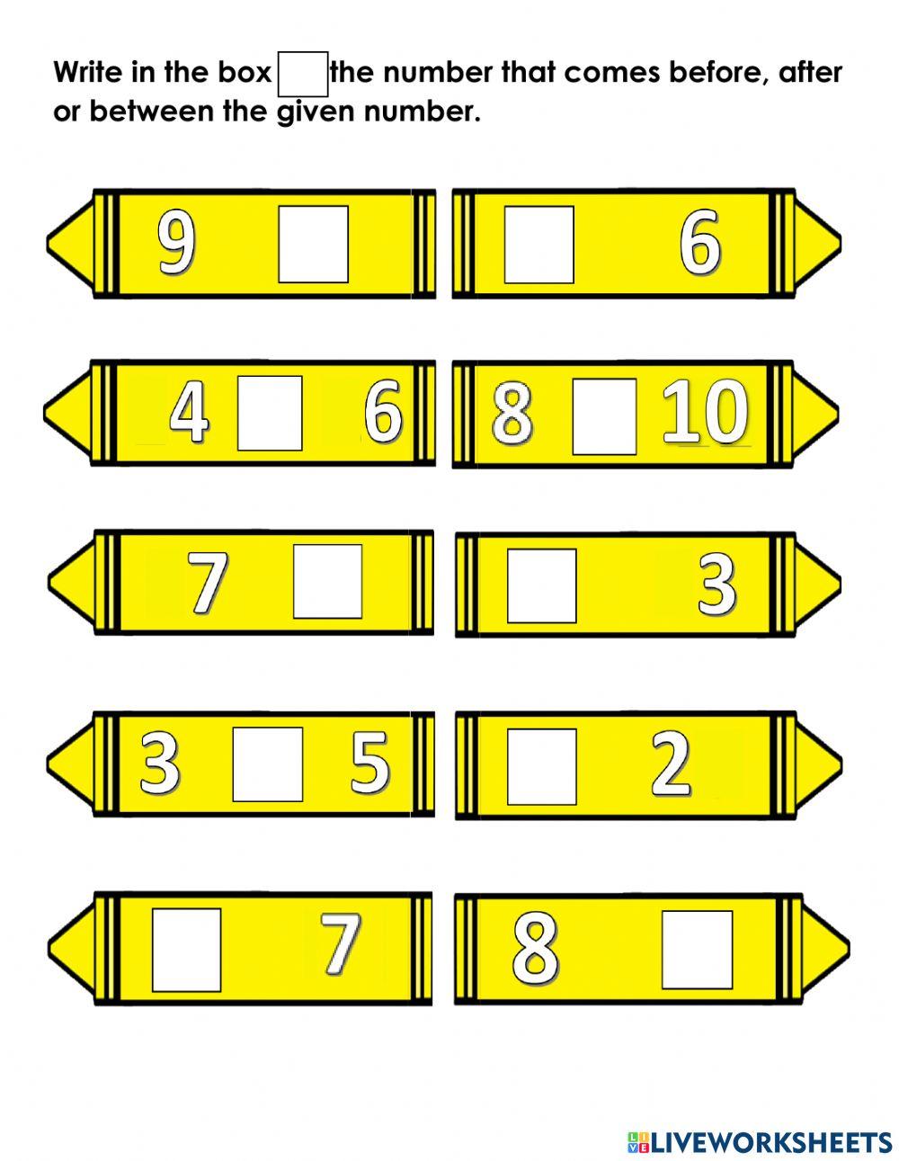 Numbers Before, Between After 1732 | mariella06 | Live
