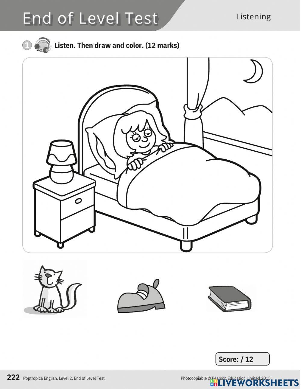 Grade 2 end of level test 4298144 | Noni1991 | Live