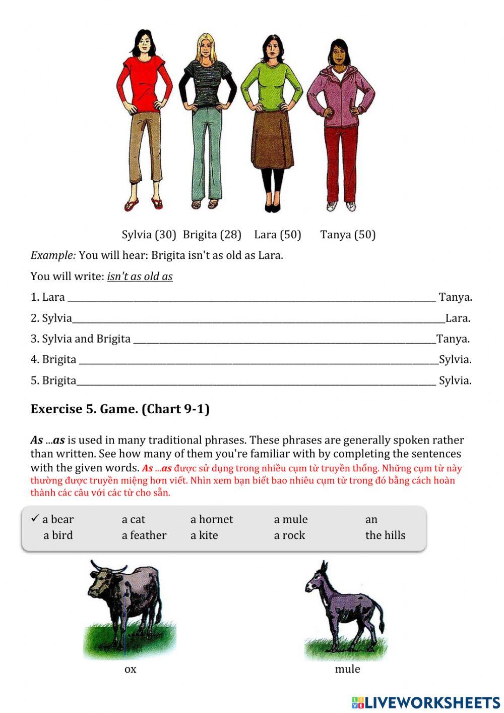 2001117 | Comparisons 1 | keymeans1 | LiveWorksheets