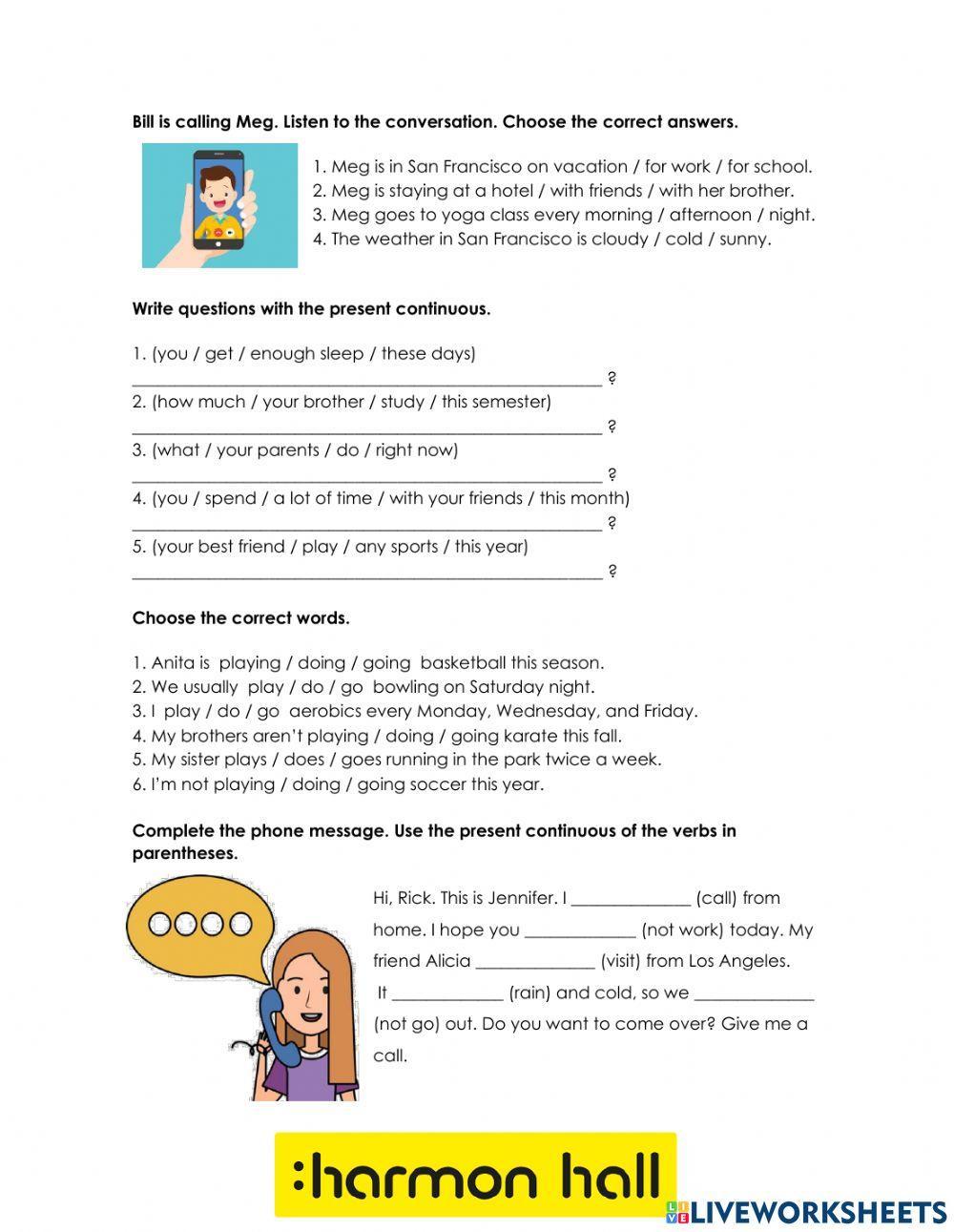 Review Unit 7 interactive activity for Course 3 | Live Worksheets