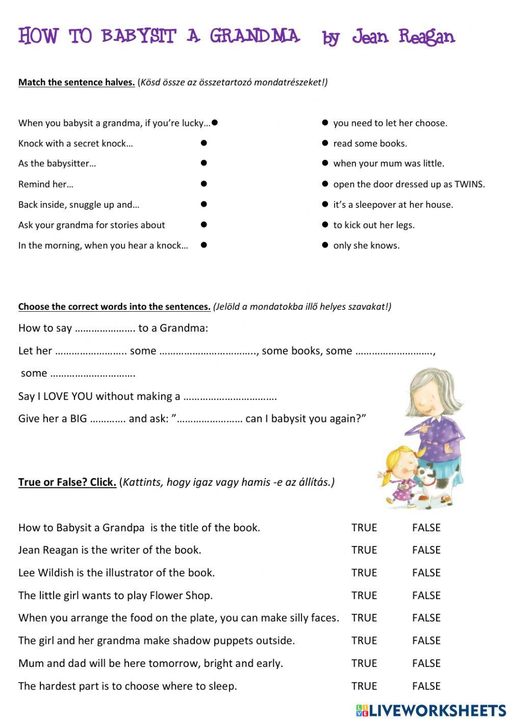 How To Babysit A Grandma Online Exercise For Live Worksheets how-to-babysit-a-grandma-online-exercise-for-live-worksheets