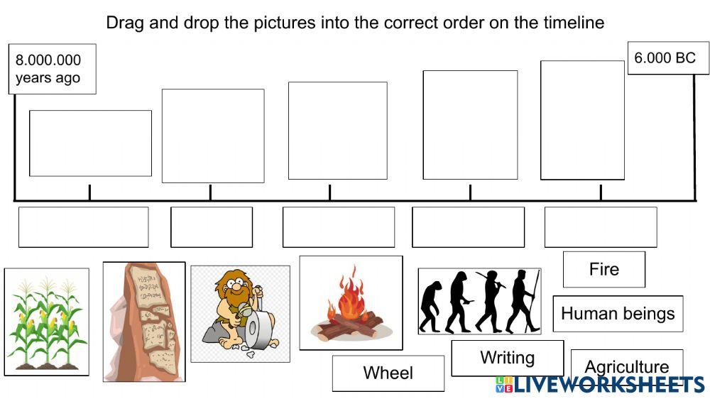 3B Prehistory | Free Interactive Worksheets | 2032047