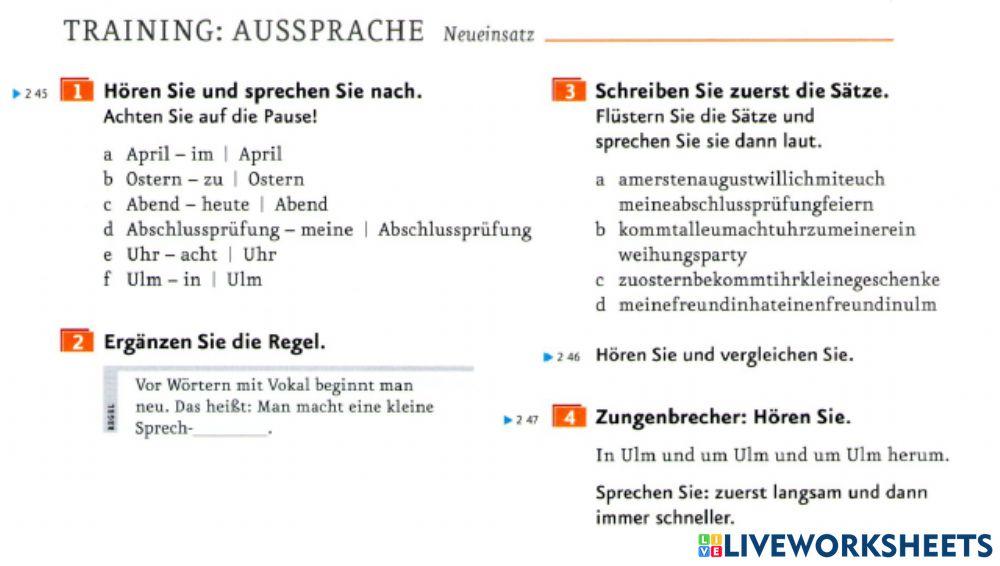 2006208 | 6 aus | Deutschkurs_Rv | LiveWorksheets