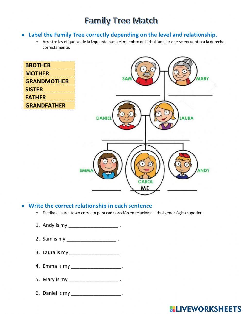 Match Concept and Sentence Completion worksheet | Live Worksheets