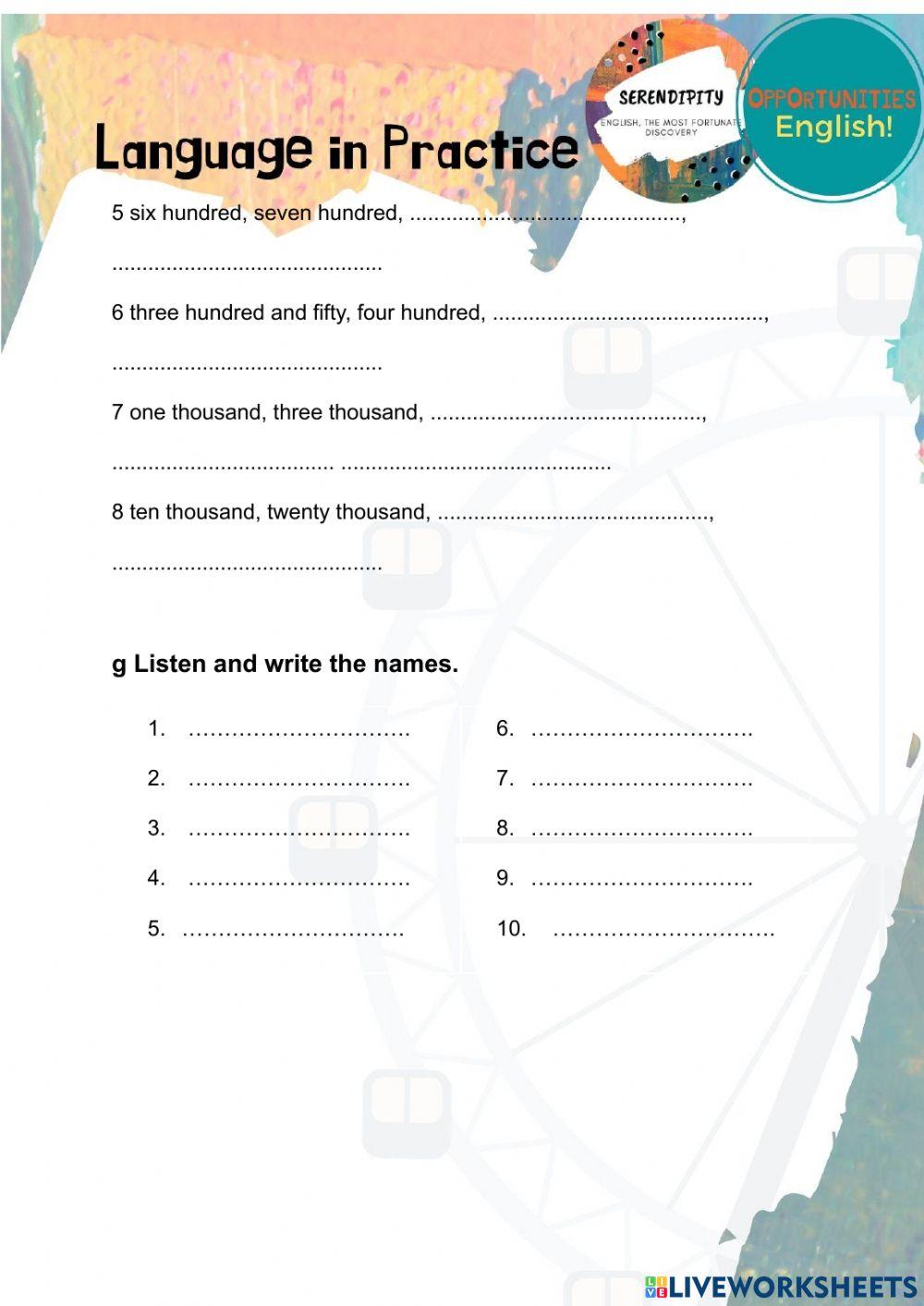 Unit 1A, pre-intermediate workbook worksheet | Live Worksheets