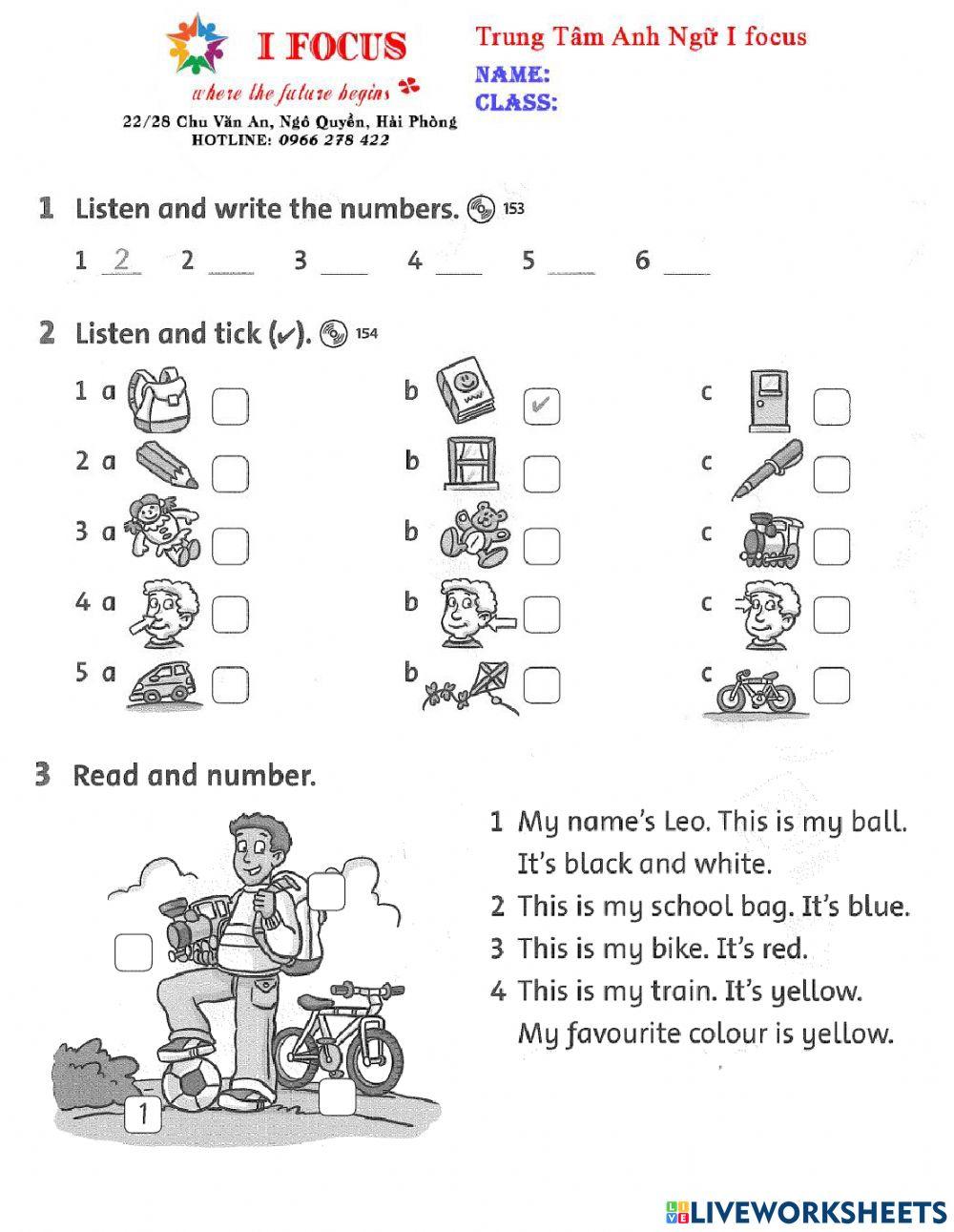 FF1 Skill Test 1 2817546 | English I focus | Live