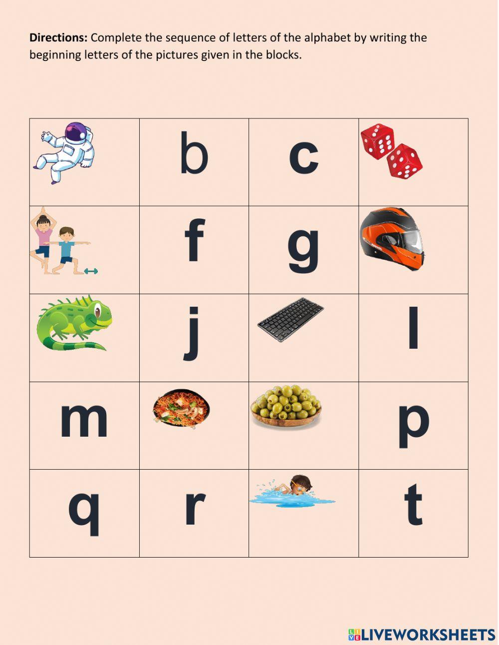 Nursery English online exercise for | Live Worksheets