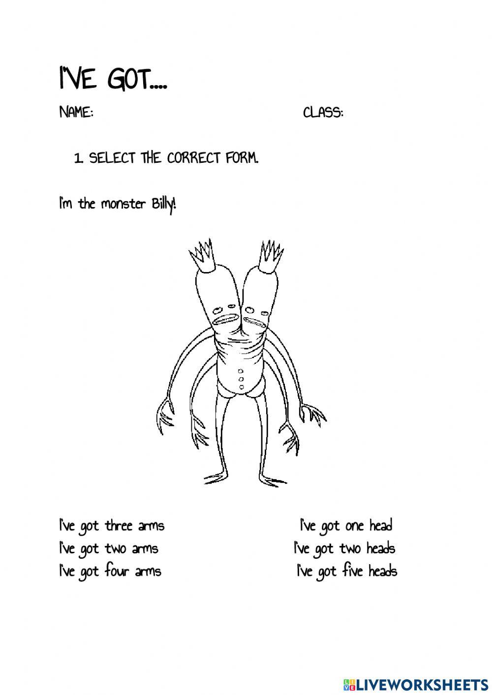 I've got interactive exercise for 1ºprimaria | Live Worksheets
