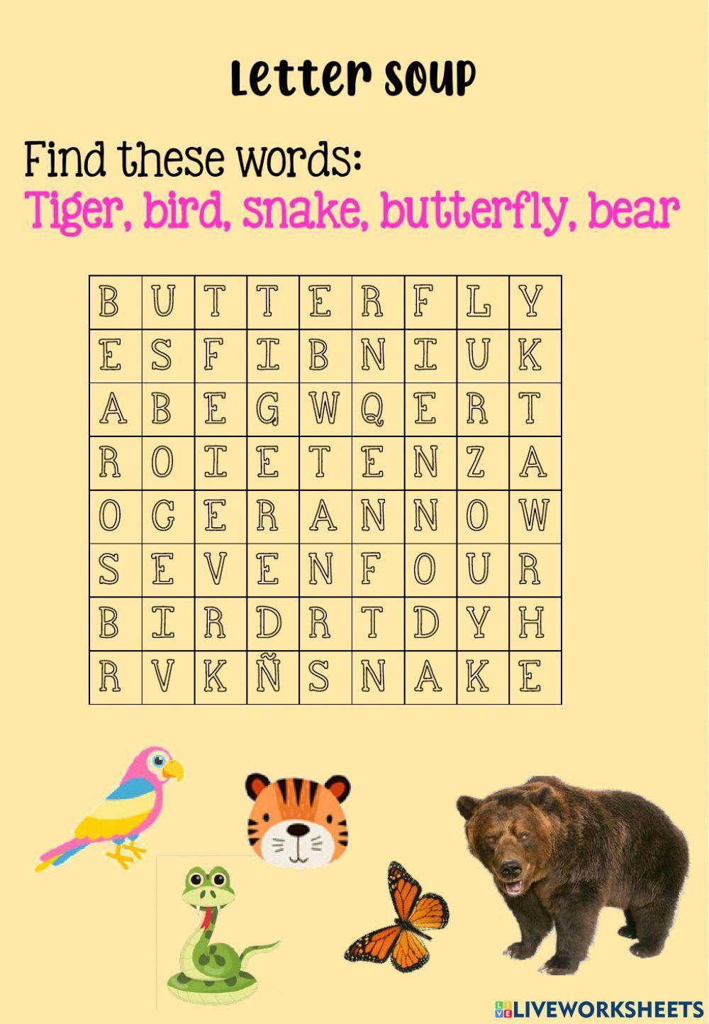 1979319 | Animal alphabetic soup | danielagavira