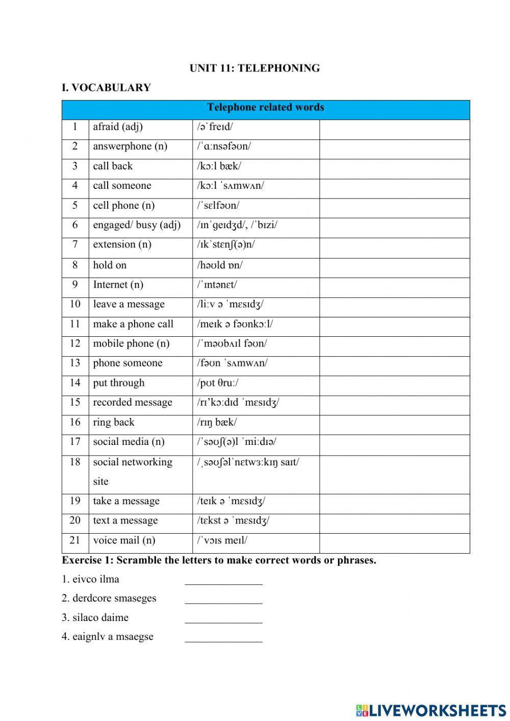 Tutor's Handouts activity | Live Worksheets