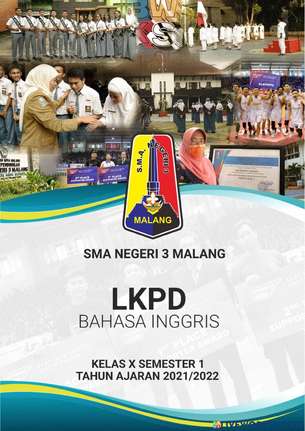 LKPD BAHASA INGGRIS: ANNOUNCEMENT online exercise for | Live Worksheets