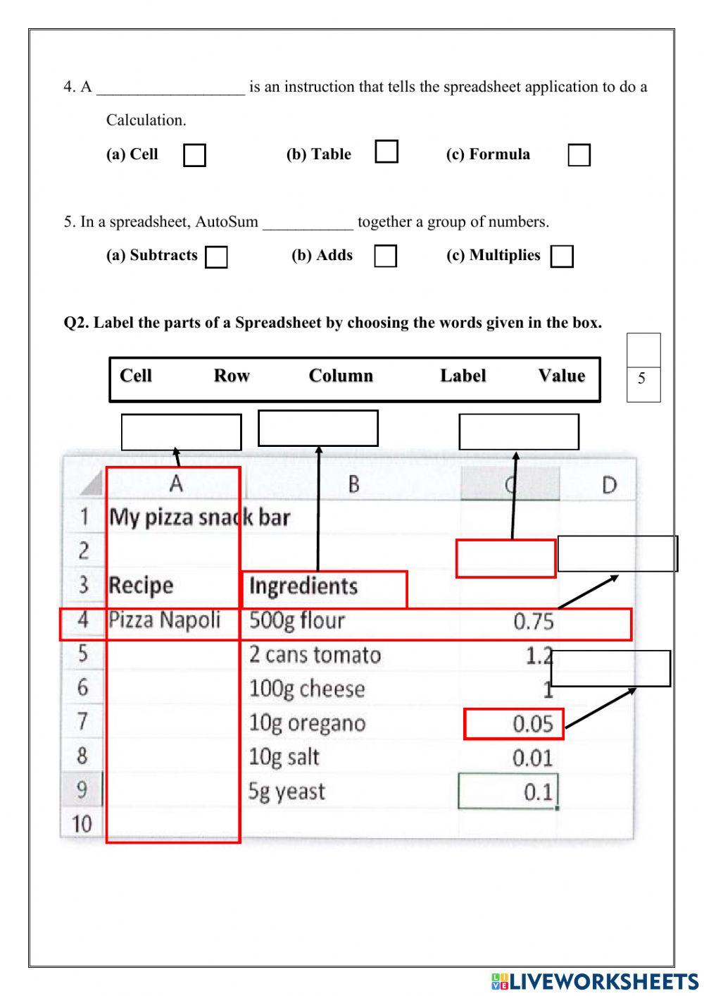 Grade 5 ICT Semester 2 Final Exam Online Exercise For Live Worksheets grade-5-ict-semester-2-final-exam-online-exercise-for-live-worksheets