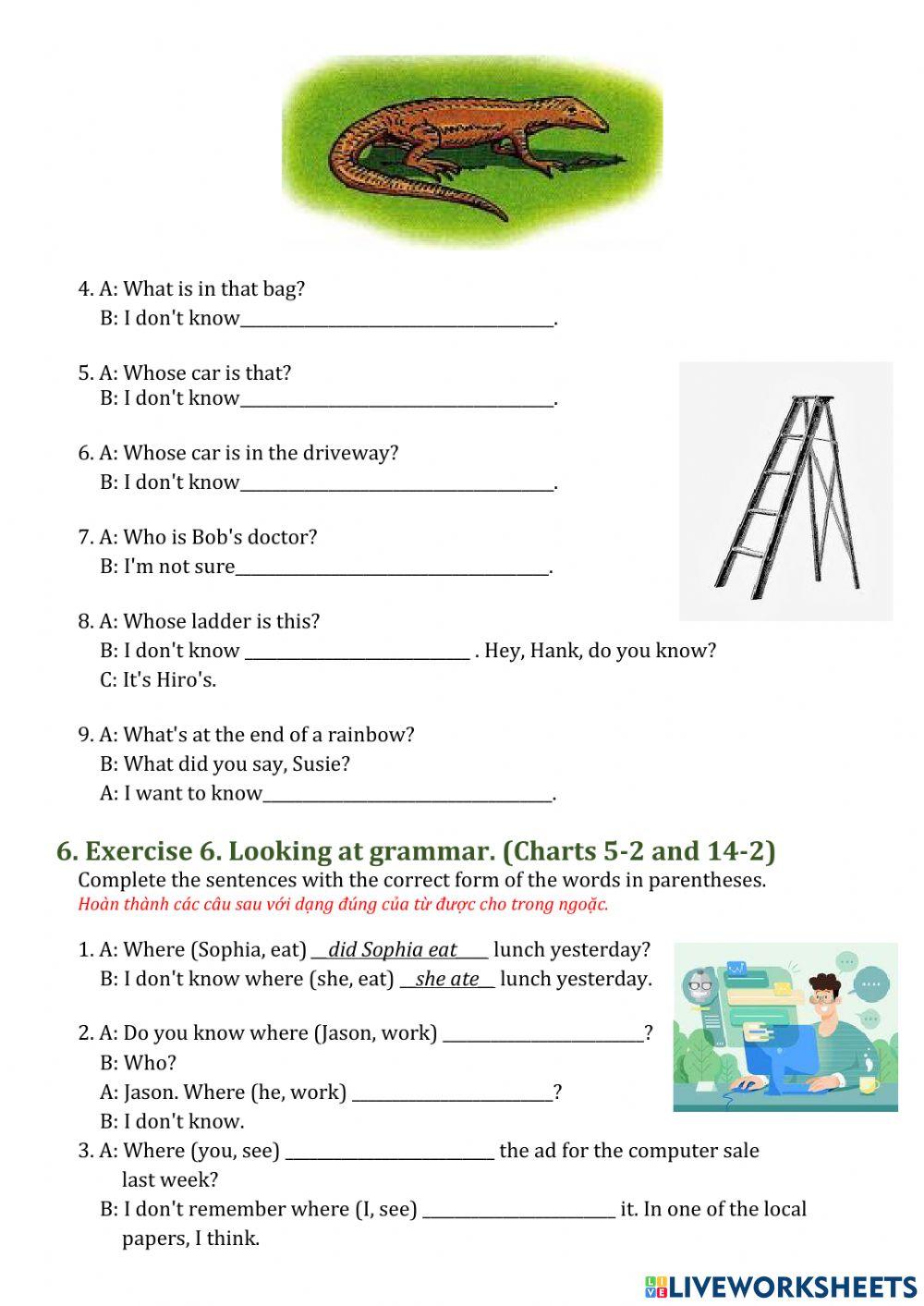 Chapter 14-part 1-fundamentals of english grammar worksheet | Live ...