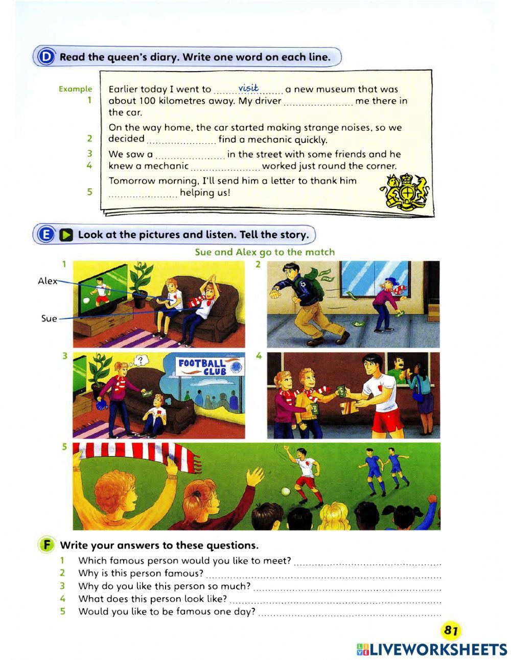 LESSON 38 online exercise for | Live Worksheets