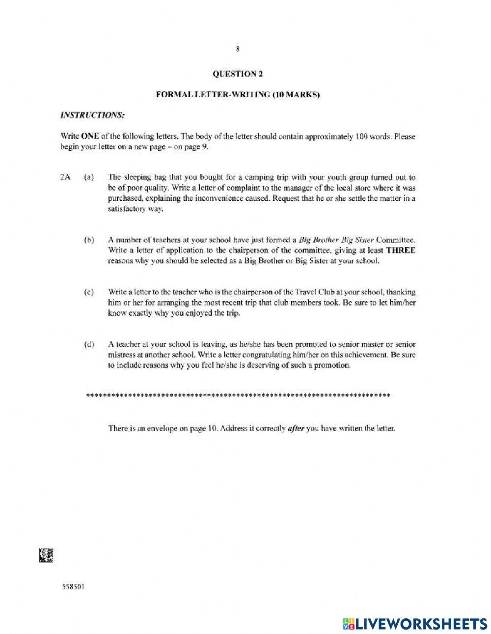 English Languag… | Free Interactive Worksheets | 2004718