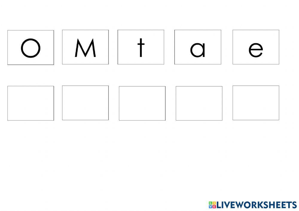 Nombre | Free Interactive Worksheets | 2004783