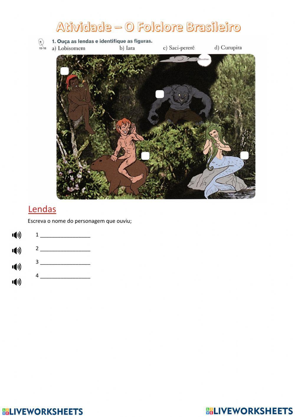 Folclore online exercise for B1 | Live Worksheets