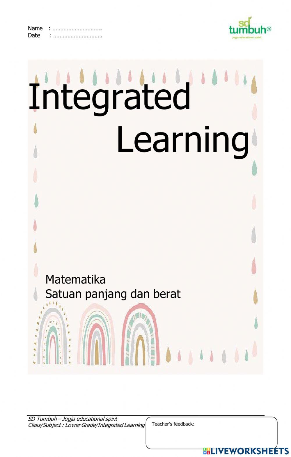 Integrated Learning interactive exercise for lower | Live Worksheets