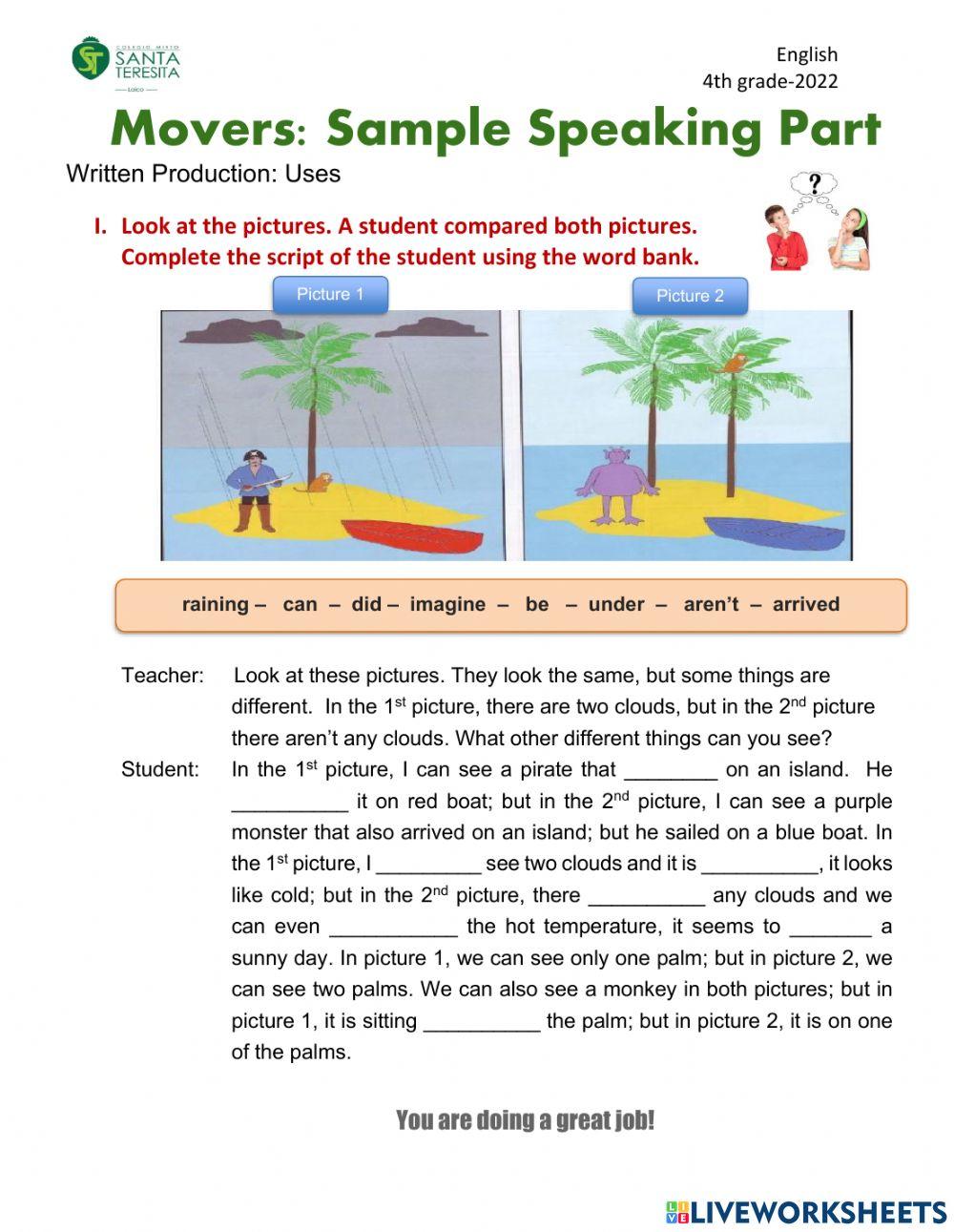 Movers: description completion | jenydiaz | Live