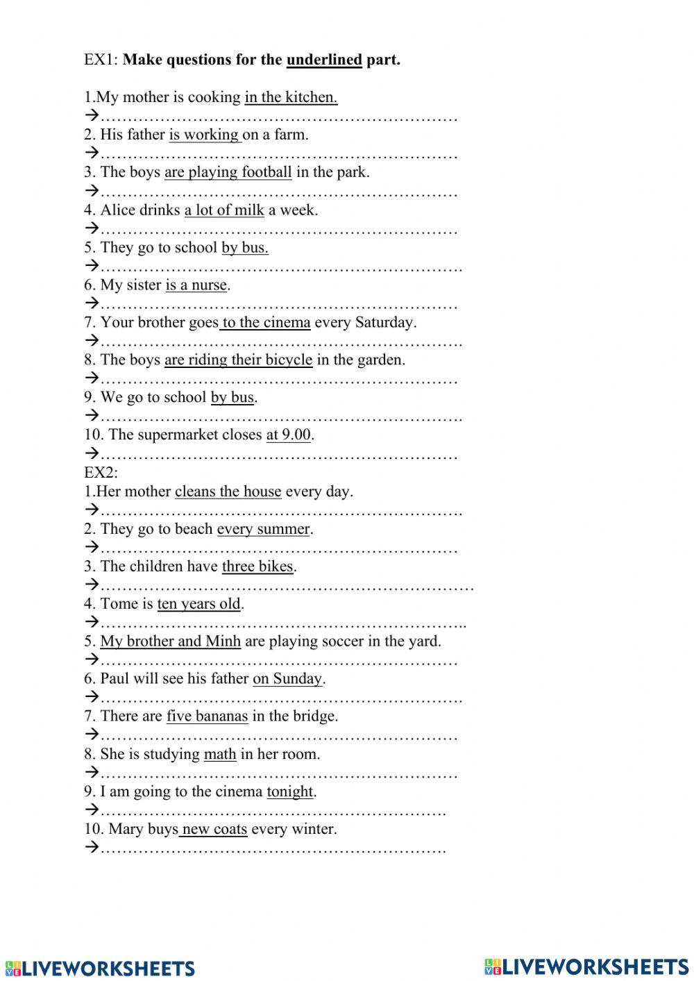 2007340 | English 6 | huong93 | LiveWorksheets