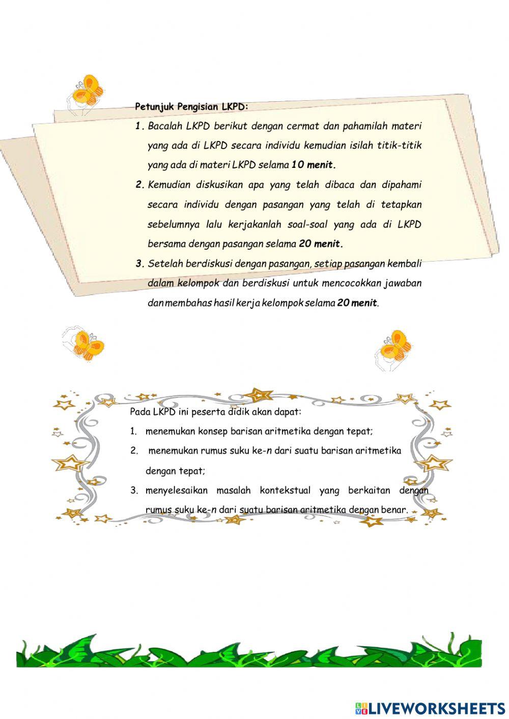 Pdf online worksheet: Lkpd-1 | Live Worksheets